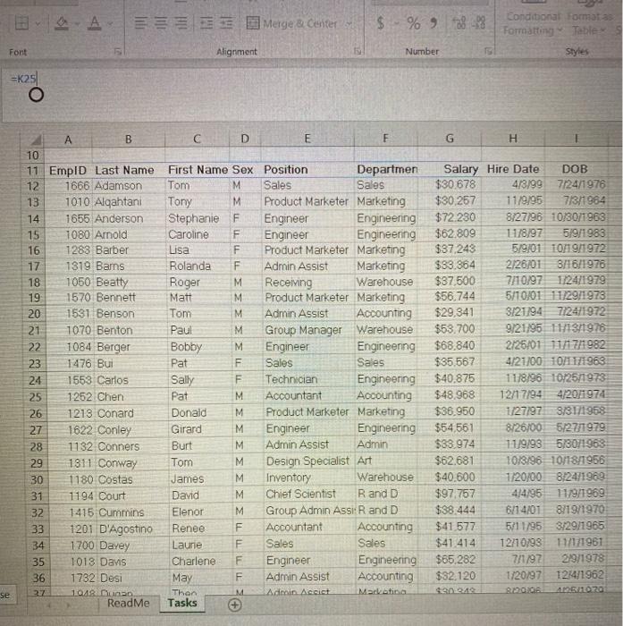 Solved ilil Merge Center $ % 9 83 Conditional Formatas | Chegg.com