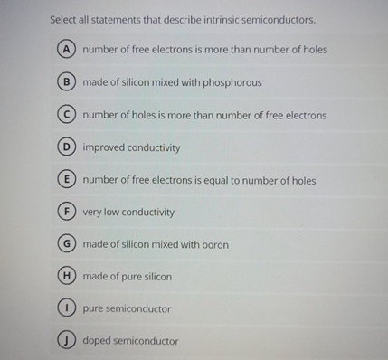 Solved Select all statements that describe intrinsic | Chegg.com