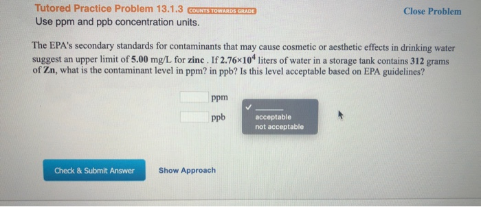 Solved Tutored Practice Problem 13.1.3 COUNTS TOWARDS GRADE | Chegg.com