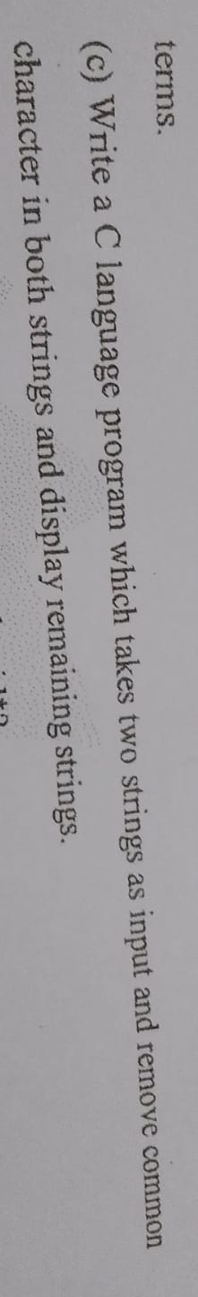 Solved • ﻿terms.(c) ﻿Write a C language program which takes | Chegg.com