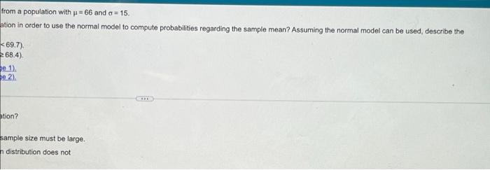 Solved Suppose a simple random sample of size n= 43 is | Chegg.com