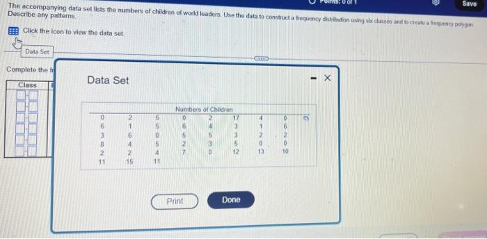 Solved The accompanying data set lists the numbers of | Chegg.com