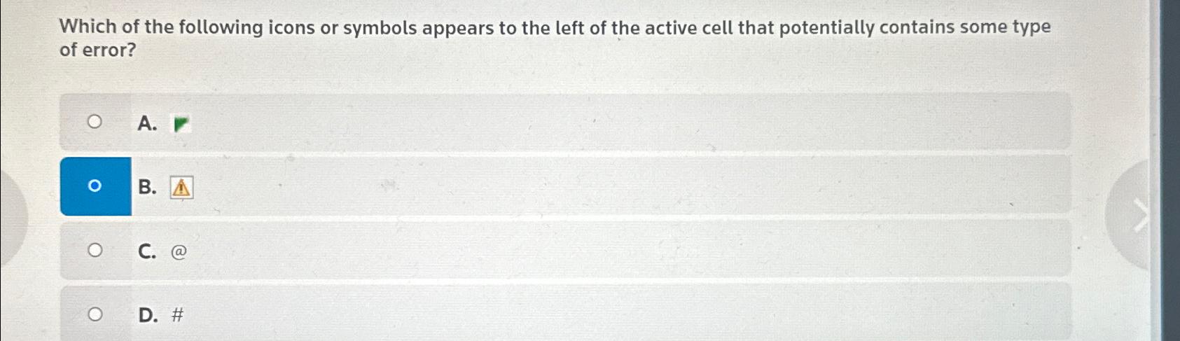 Solved Which of the following icons or symbols appears to | Chegg.com