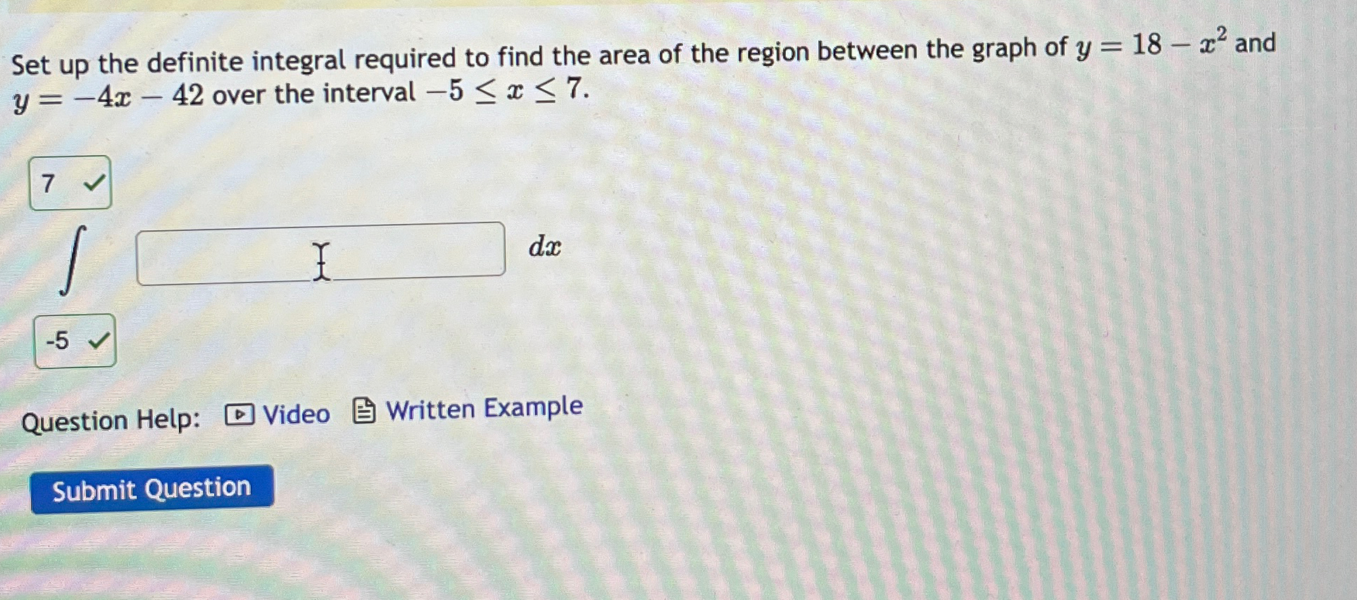 Solved Set up the definite integral required to find the | Chegg.com