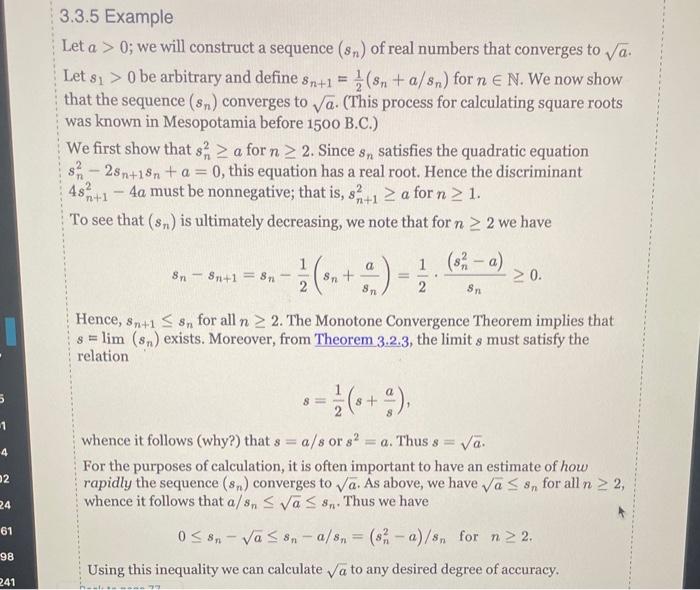 Solved 4. Use the method in Example 3.3.5 to calculate 5, | Chegg.com
