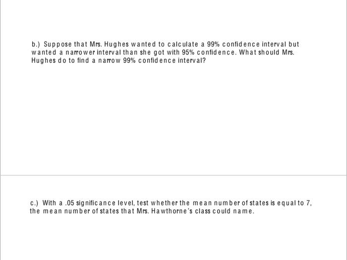 Solved 6. The grades for Mrs. Hughes' students are | Chegg.com