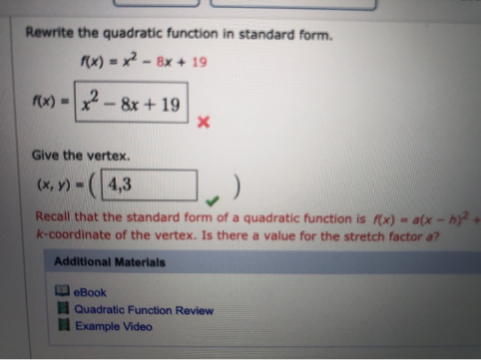 Solved Write the equation for the graphed function. y = х y | Chegg.com