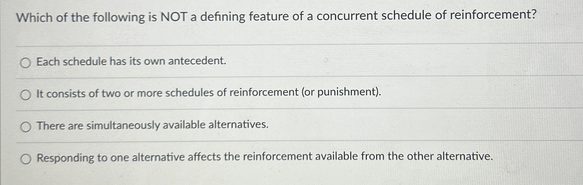 Solved Which of the following is NOT a defining feature of a | Chegg.com