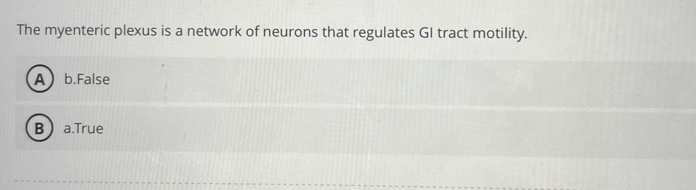 Solved The myenteric plexus is a network of neurons that | Chegg.com