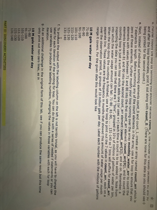 Solved Exercise #2: a. Create a data file named water.dat | Chegg.com