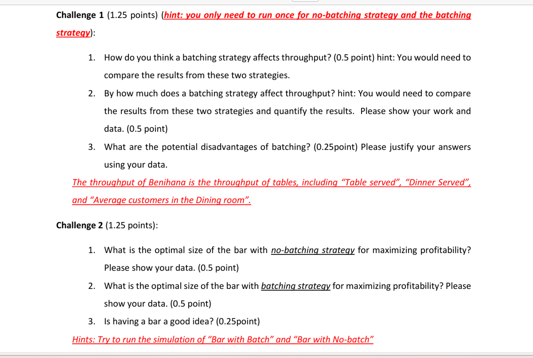 Solved Challenge 1 (1.25 ﻿points) (hint: you only need to | Chegg.com