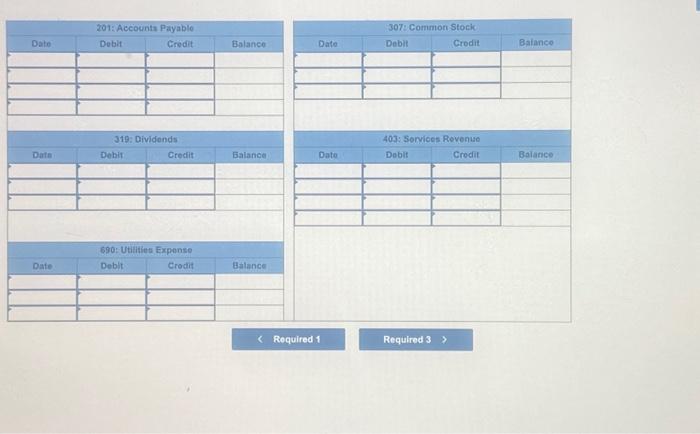 Solved Problem 2-3A (Algo) Preparing and posting journal | Chegg.com