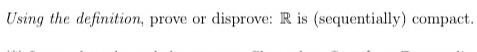 Solved Using the definition, prove or disprove: R is | Chegg.com