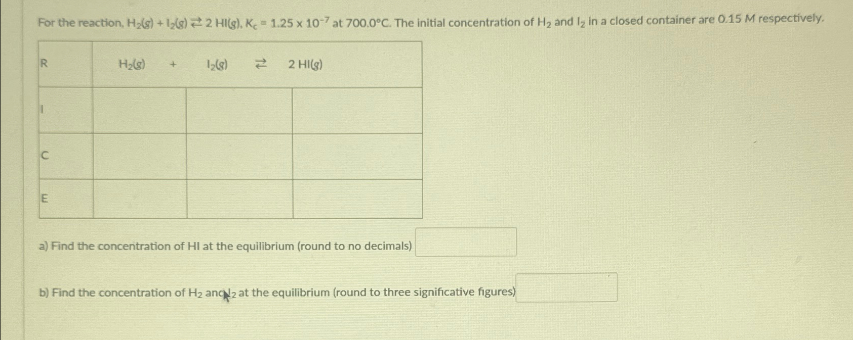 Solved For the reaction, | Chegg.com