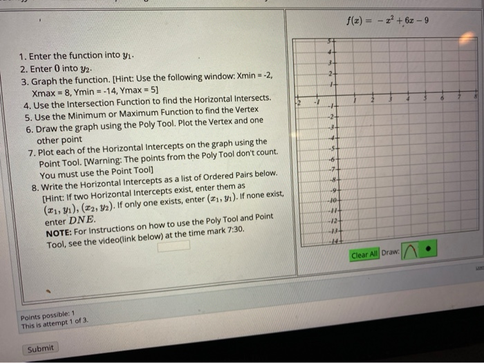 Solved identify the horizontal intercept using the intersect | Chegg.com