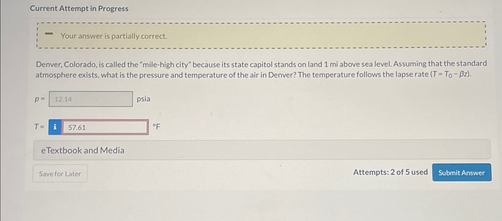 Solved Current Attempt in ProgressYour answer is partially | Chegg.com