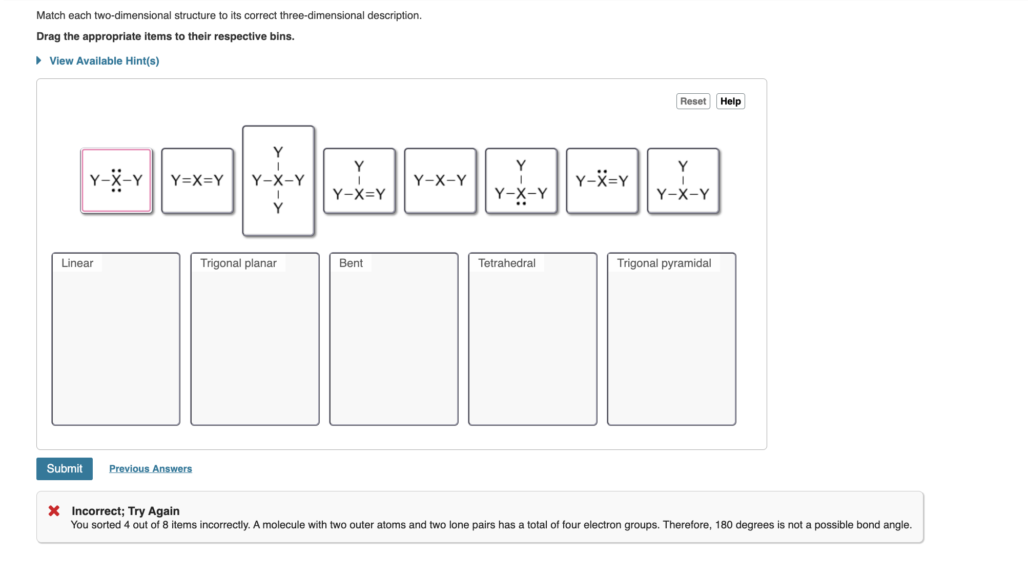 Solved Match each two-dimensional structure to ﻿its correct | Chegg.com