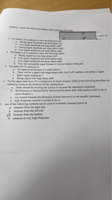 Solved problem 1: answer the following multiple choice | Chegg.com