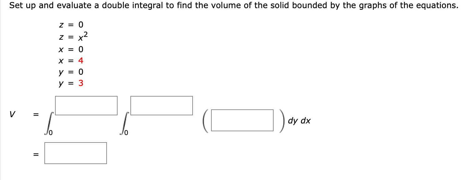 Solved Consider the following iterated integral | Chegg.com