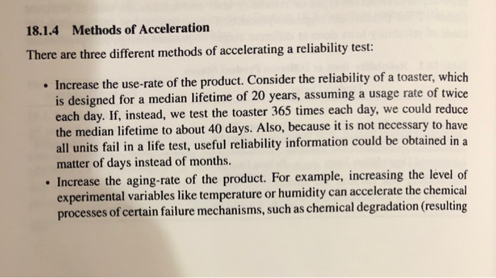 18.1. For the toaster example in Section 18.1.4, | Chegg.com