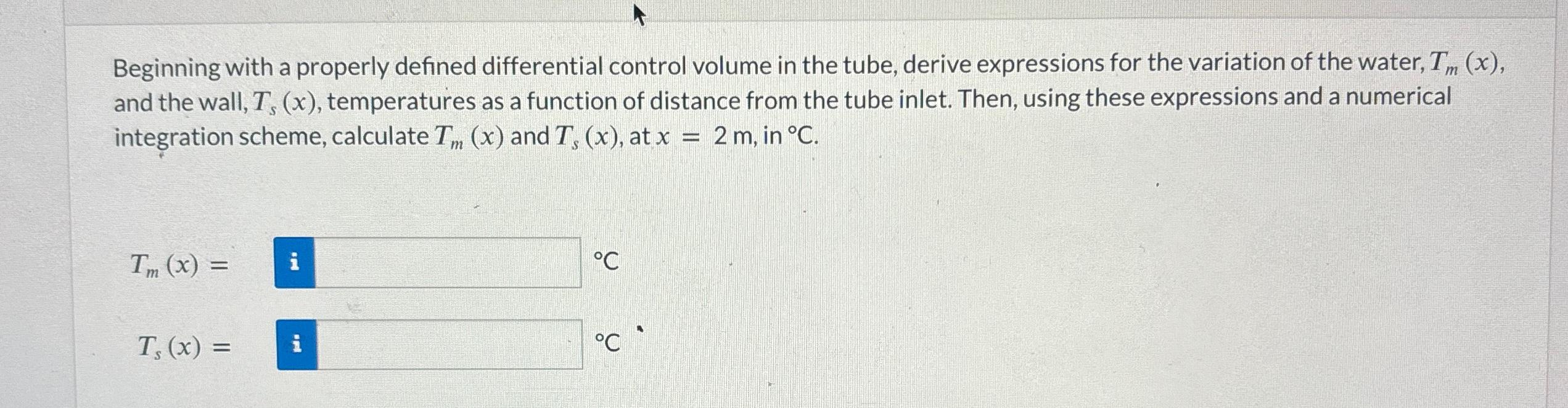 Solved Beginning with a properly defined differential | Chegg.com
