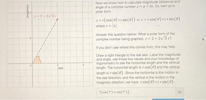 Solved imaginary Now we know how to calculate magnitude | Chegg.com