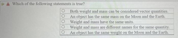 Solved Which of the following statements is true? Both | Chegg.com
