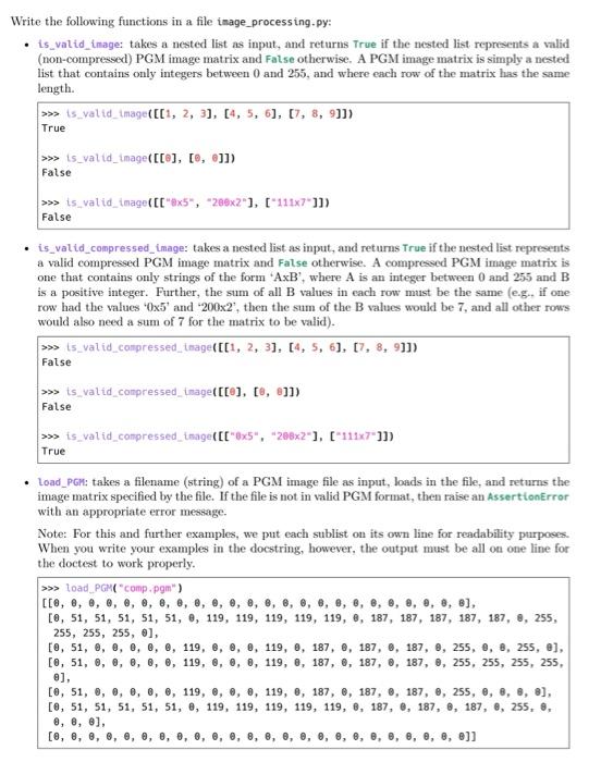 Write the following functions in a file | Chegg.com
