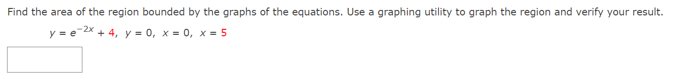 Solved Find the area of the region bounded by the graphs of | Chegg.com