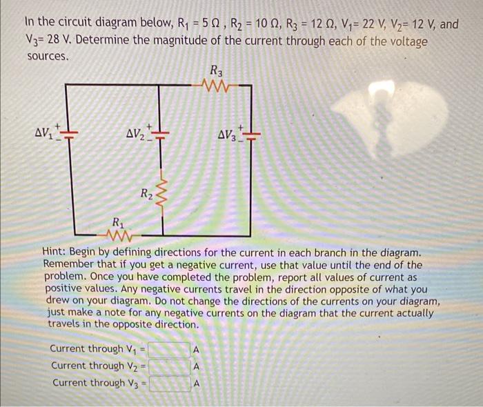 Solved In the circuit diagram below, | Chegg.com