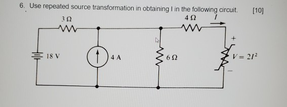Solved 6. Use repeated source transformation in obtaining in | Chegg.com