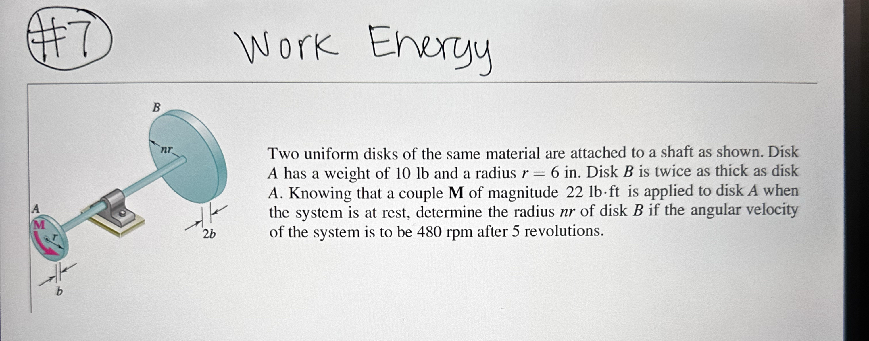 Solved Work EhergyTwo uniform disks of the same material are | Chegg.com