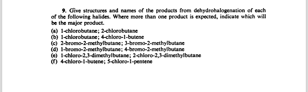 Solved Give structures and names of the products from | Chegg.com