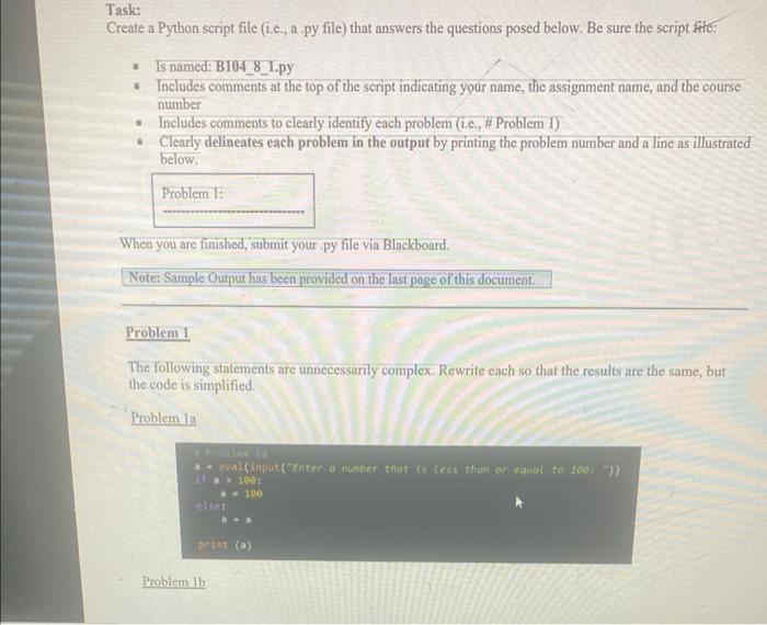 Solved I Ask Create A Python Script File Ie A Py File