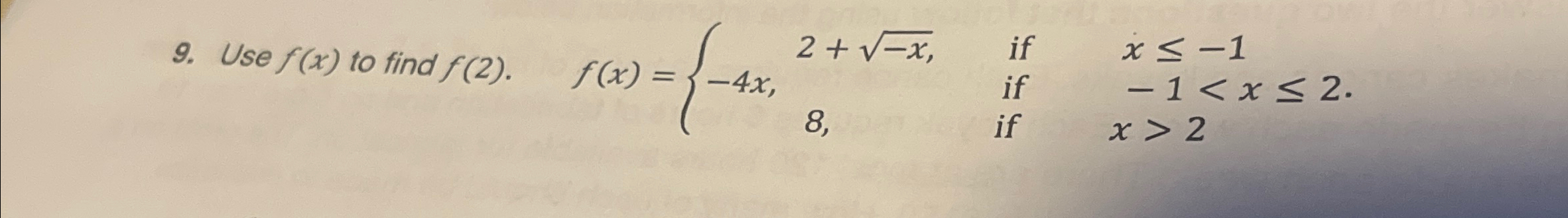 Solved Use f(x) ﻿to find | Chegg.com