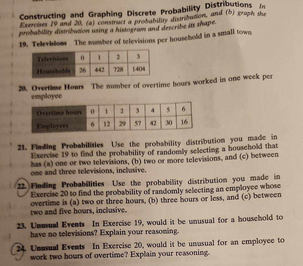 Solved Constructing and Graphing Discrete Probability | Chegg.com