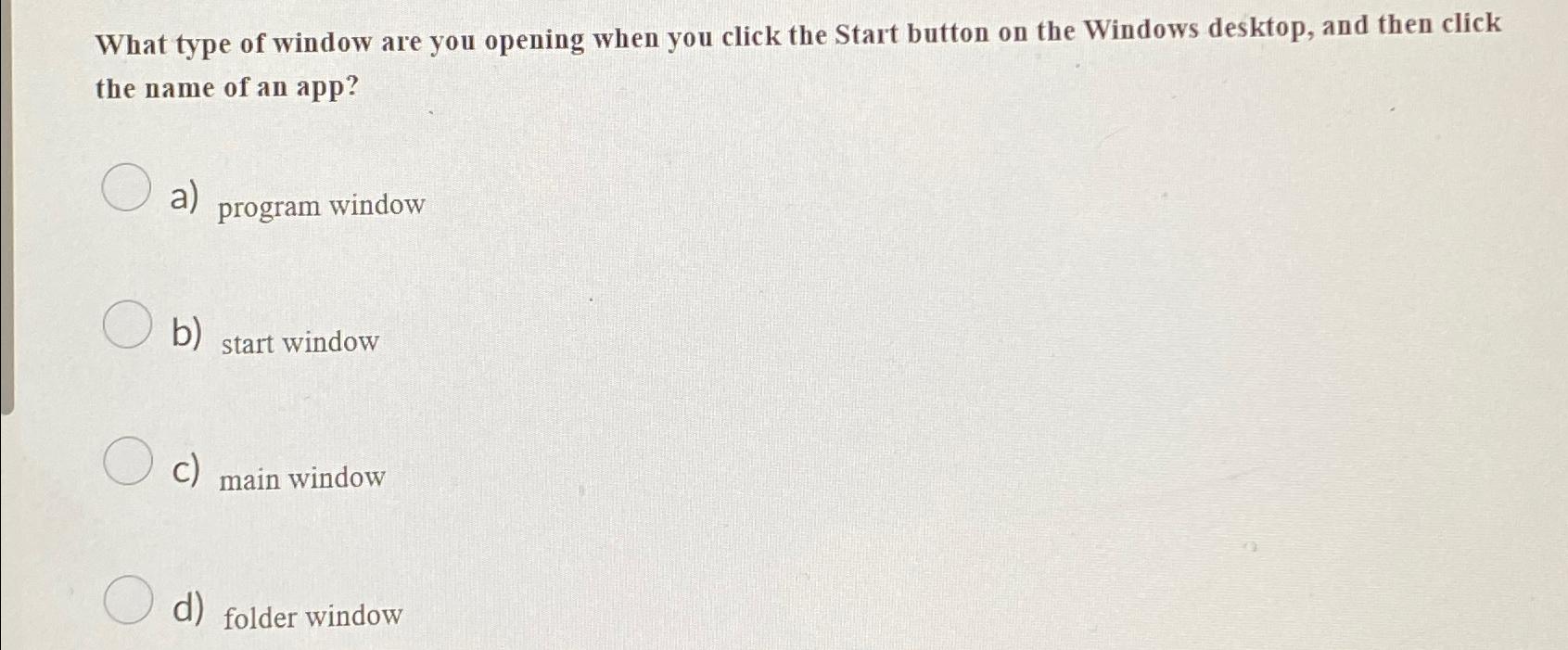 Solved What type of window are you opening when you click | Chegg.com