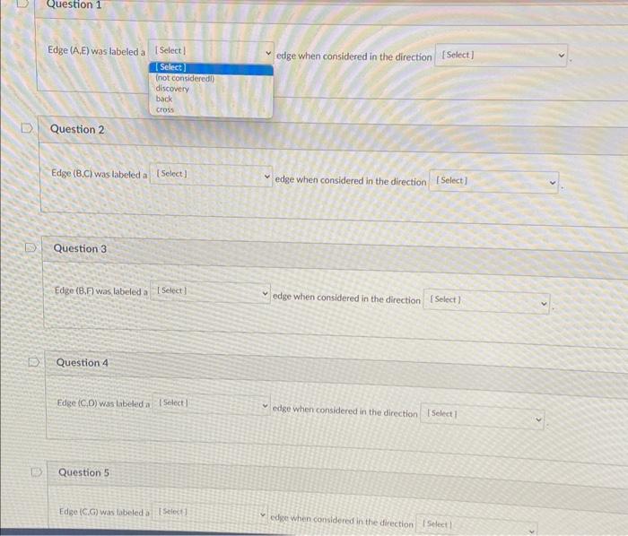 Solved In this problem, you are asked to perfom depth-first | Chegg.com Solved In this problem, you are asked to perfom depth-first | Chegg.com