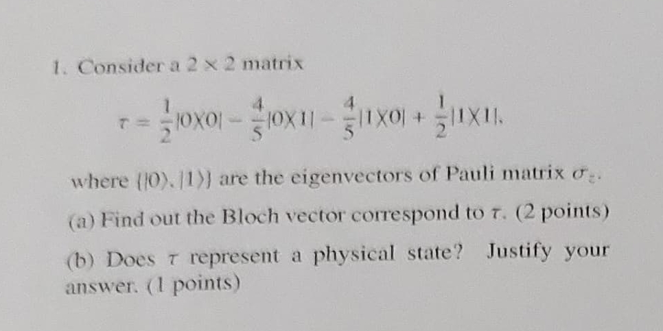 Solved Consider a 2×2 | Chegg.com