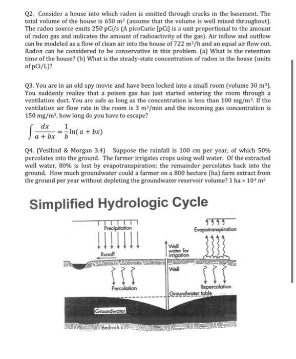 Solved Show all the steps for solving mass balance problems: | Chegg.com