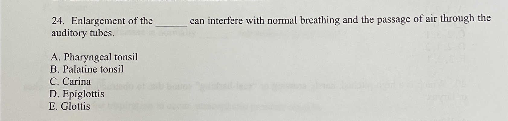 Solved Enlargement of the ﻿can interfere with normal | Chegg.com