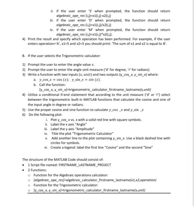 Solved ENGR 1800 Programming with MATLAB Final Project | Chegg.com
