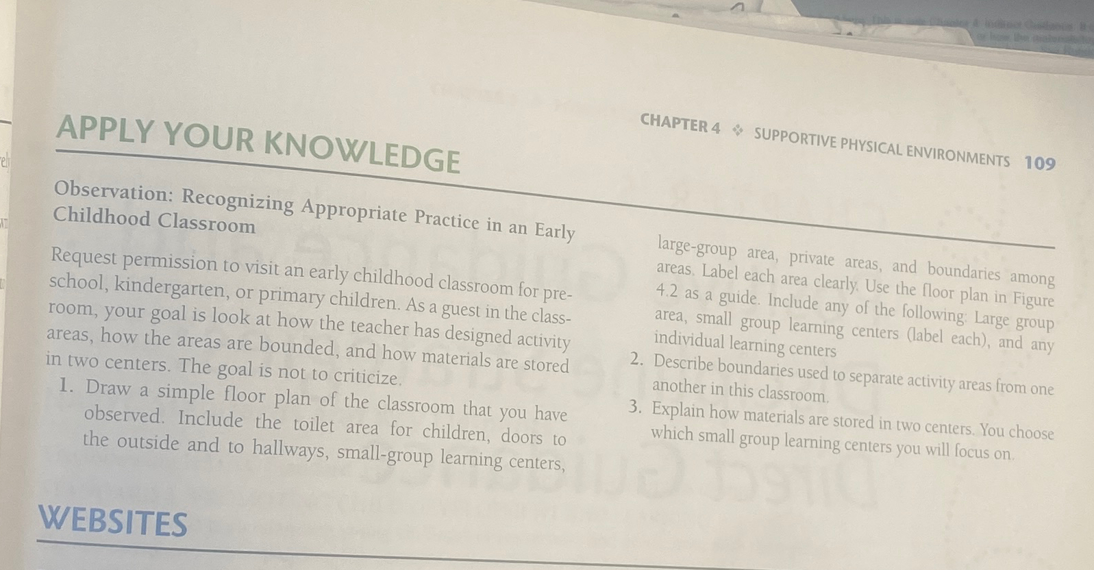 Solved APPLY YOUR KNOWLEDGECHAPTER 4 ﻿: SUPPORTIVE PHYSICAL | Chegg.com