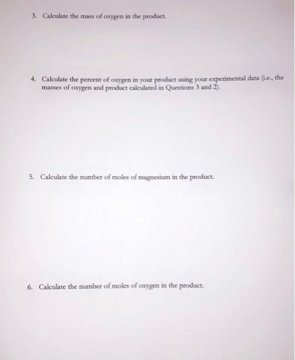 Solved mass of empty crucible and cover mass of crucible, | Chegg.com