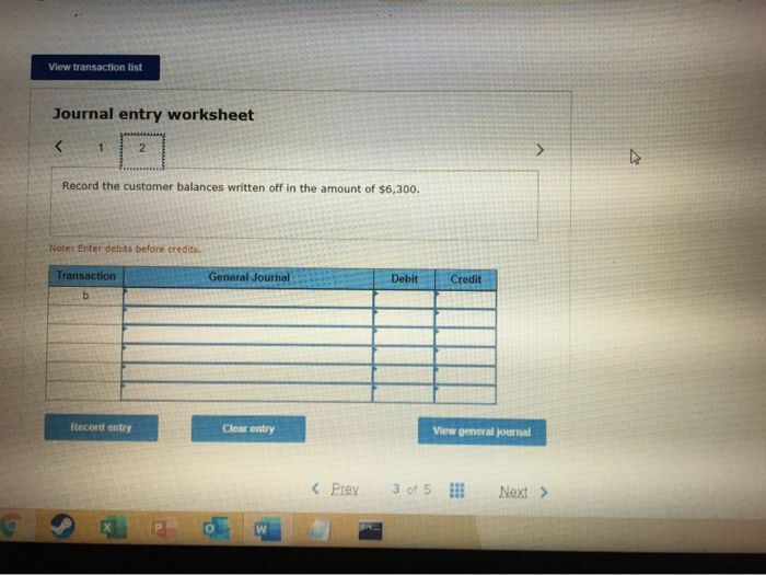 Solved M8-5 Recording Write-Offs and Bad Debt Expense Using | Chegg.com