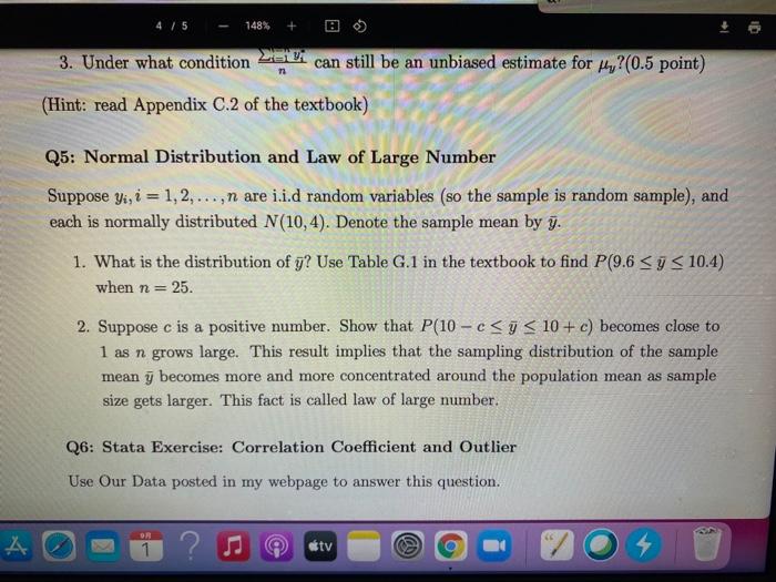 Solved expectations. Q4: Measurement Error and Bias This | Chegg.com