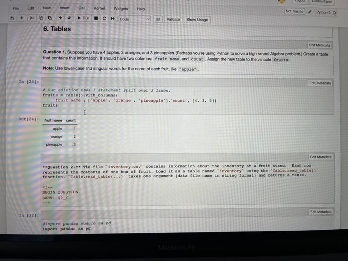 Question 1. Suppose you have 4 apples, 3 oranges, and | Chegg.com