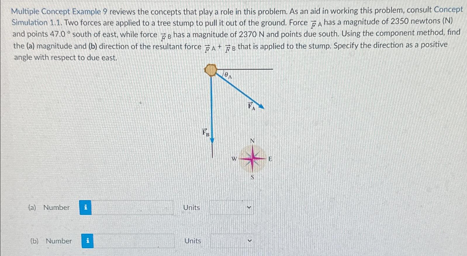 Solved Multiple Concept Example 9 ﻿reviews the concepts that | Chegg.com