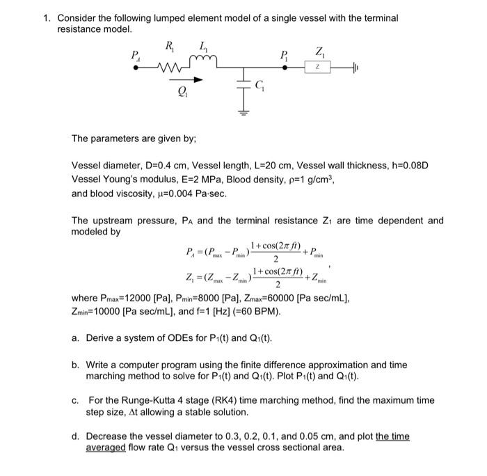 Solved Consider the following lumped element model of a | Chegg.com