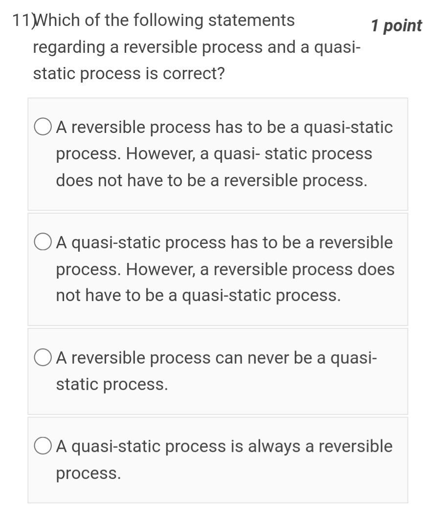 Solved 11)Which of the following statements 1 poi regarding | Chegg.com